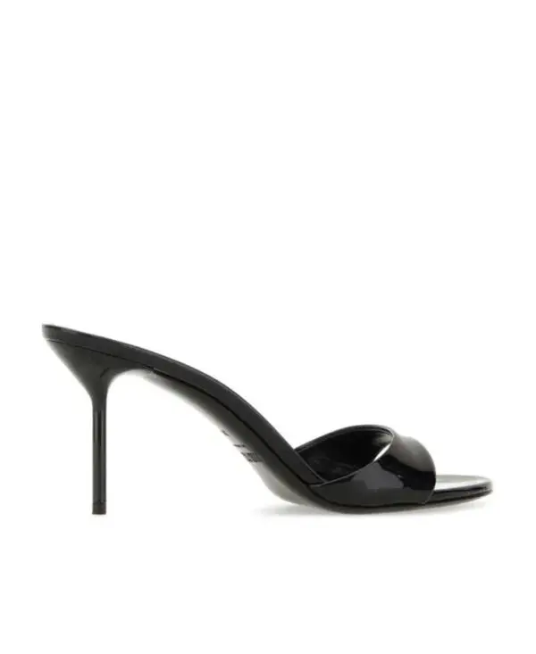 Paris Texas Lidia Stiletto Heel Mules - Black