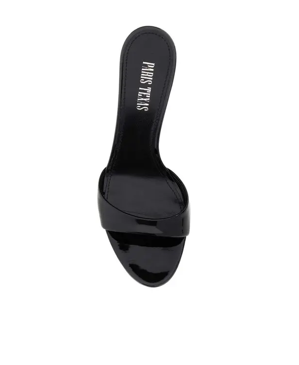 Paris Texas Lidia Stiletto Heel Mules - Black