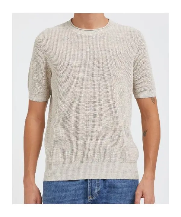 Brunello Cucinelli Half English Rib Knit T-shirt