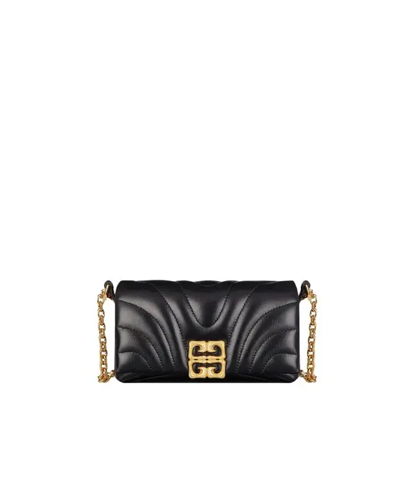 Givenchy 4g Liquid Flap Wallet - Black