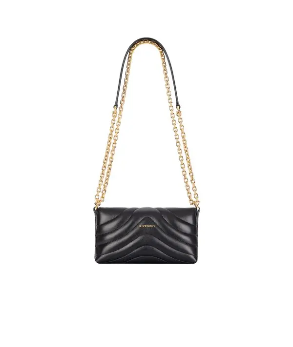 Givenchy 4g Liquid Flap Wallet With Chain Strap