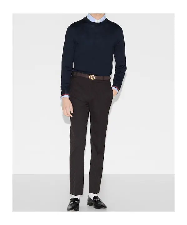 Gucci Web Stripe Detailed Knit Jumper