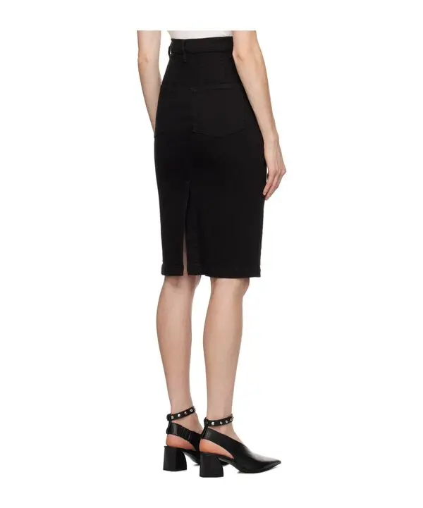 FRAME High-waist Denim Pencil Skirt