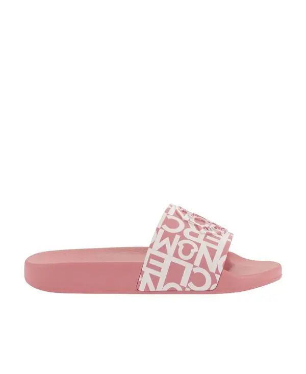 Moncler Jeanne Logo Slides - Pink