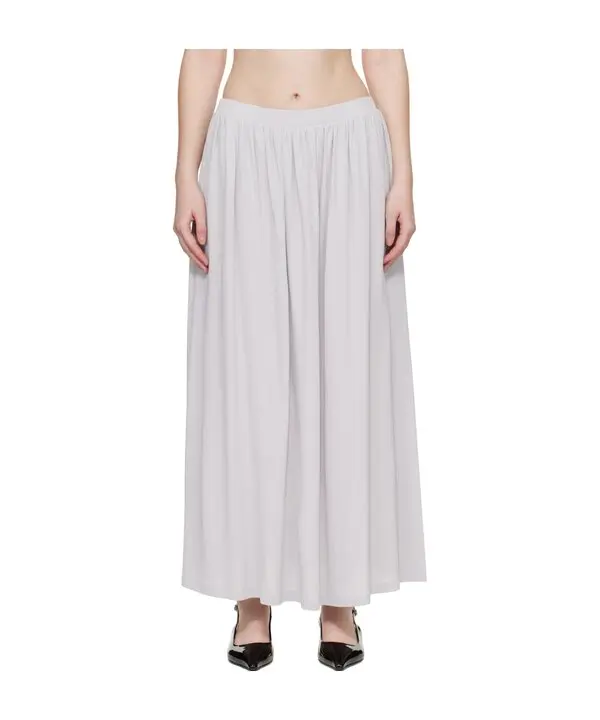AYA MUSE Elastic Waist Midi Skirt