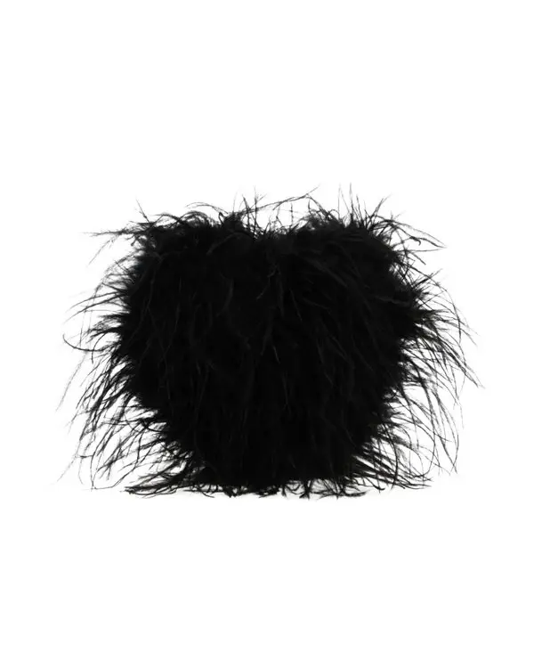 Alexander Wang Heart Pillow Clutch Bag - Black
