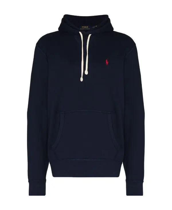 Polo Ralph Lauren Hoodie With Drawstring And Logo - Black