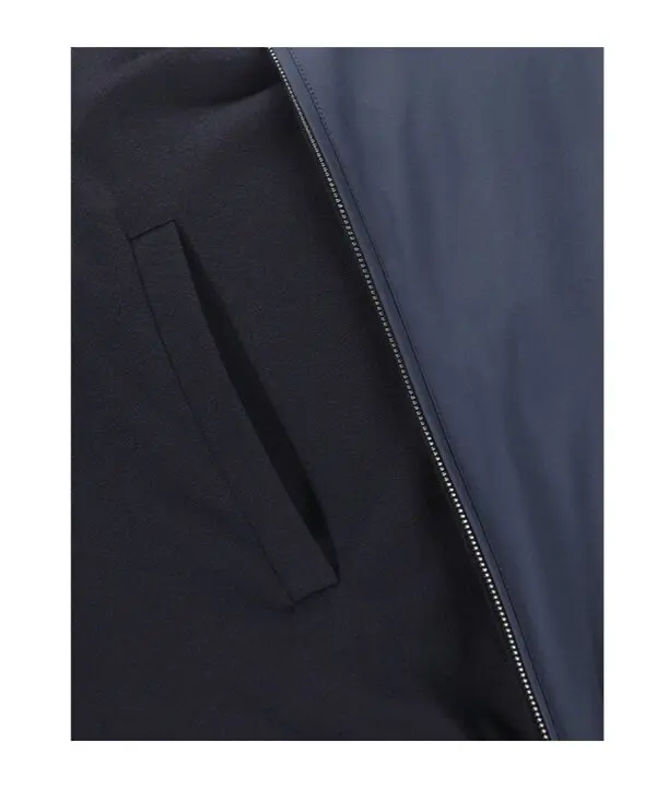 Loro Piana Reversible Jacket With Zipper Opening - Navy