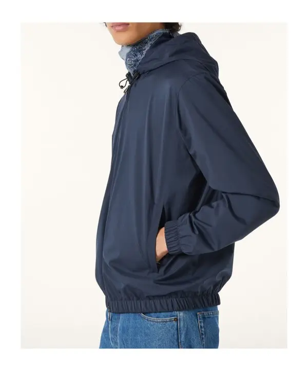 Loro Piana Reversible Jacket With Zipper Opening - Navy