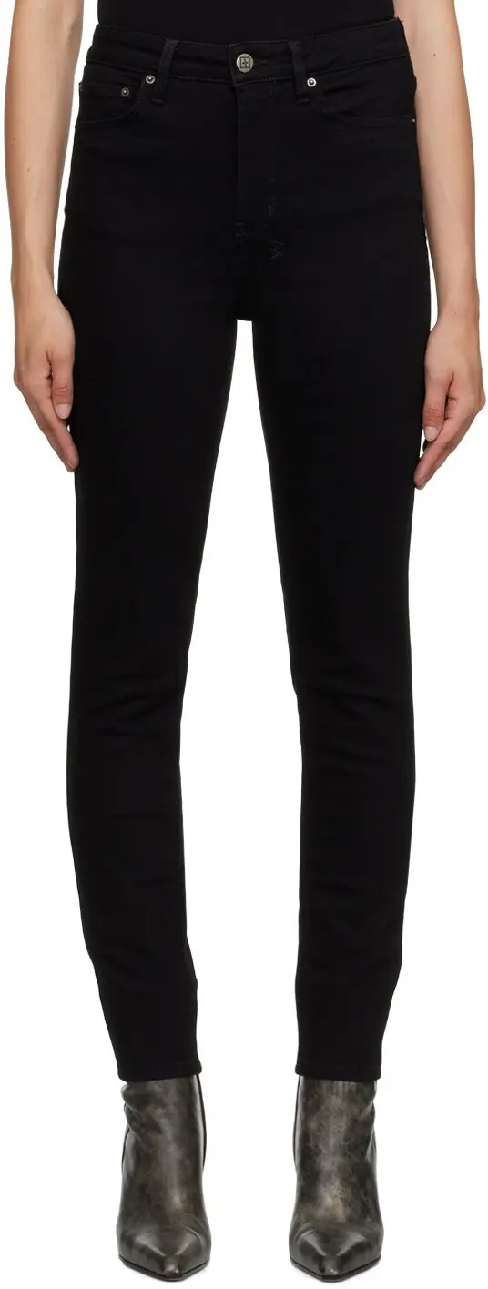 Ksubi Hi Waisted Jeans - Black