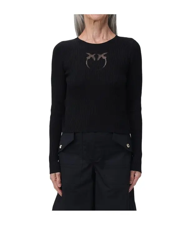 Pinko Love Bird Crewneck Knitted Jumper