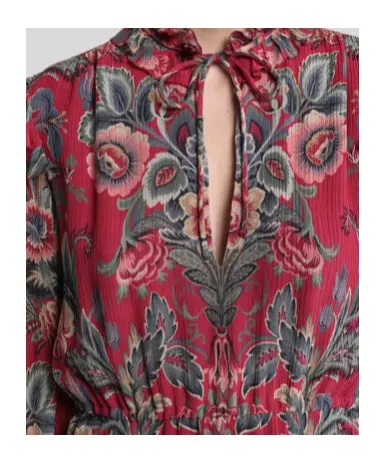 Etro Silk-blend Mini Dress With Floral Print