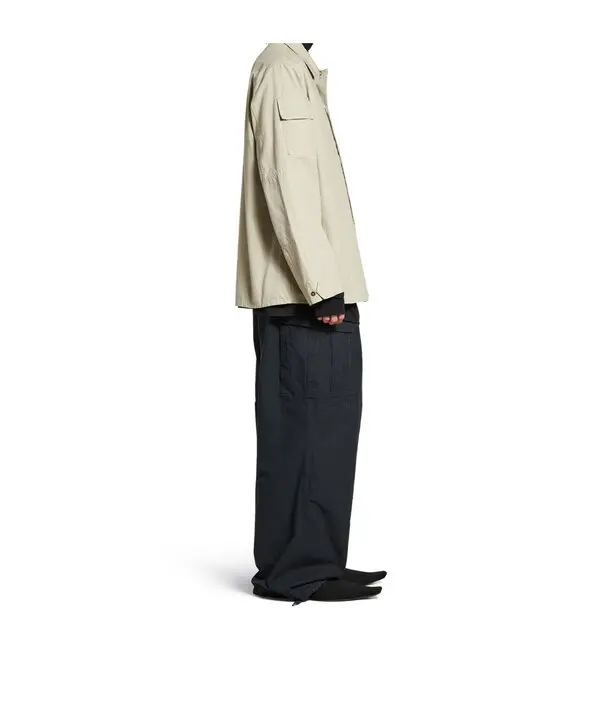 Balenciaga Military Ripstop Shirt Jacket