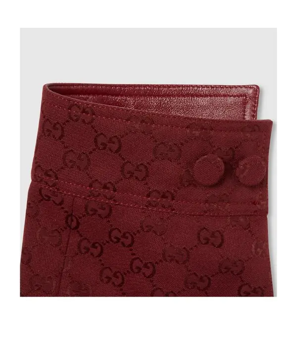Gucci Monogrammed Button-up Jacket - Red