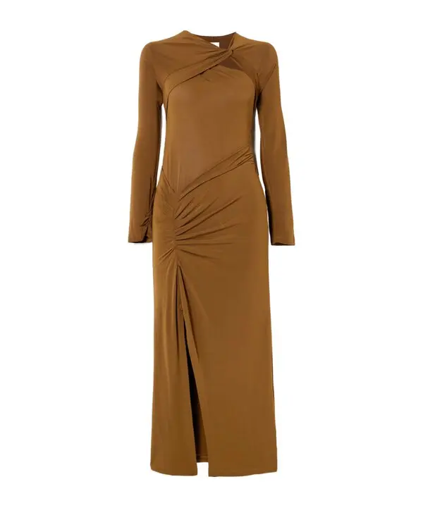 Isabel Marant Étoile Evelina Asymmetrical Knotted Dress