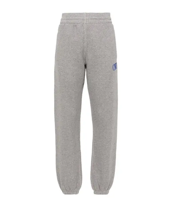 Off-White Logo Embroidered Straight Leg Sweatpants