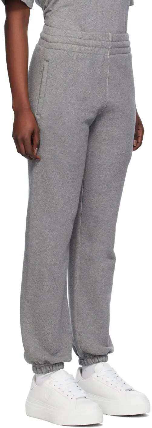 Off-White Logo Embroidered Straight Leg Sweatpants