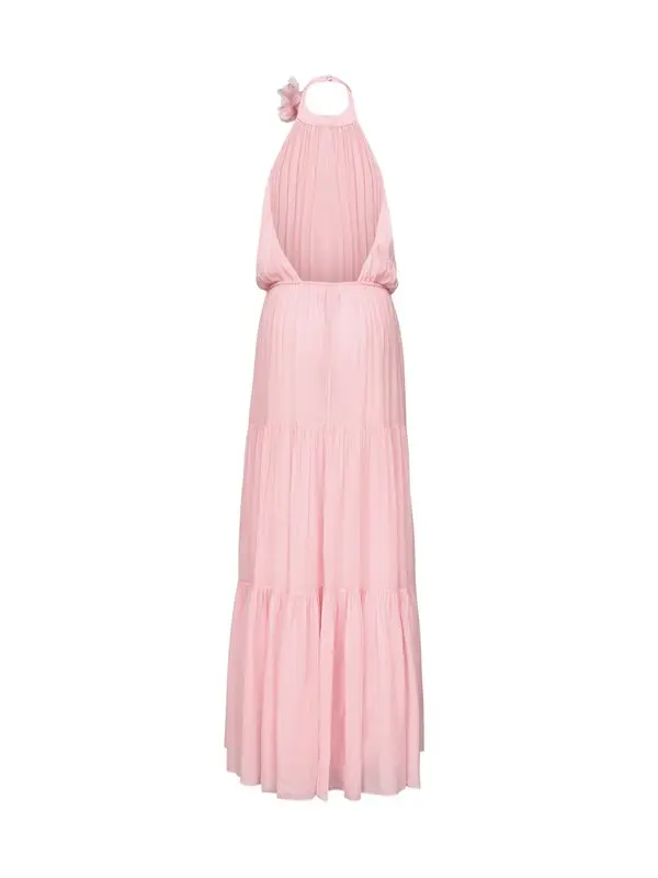 Retrofete Halterneck Floral Maxi Dress