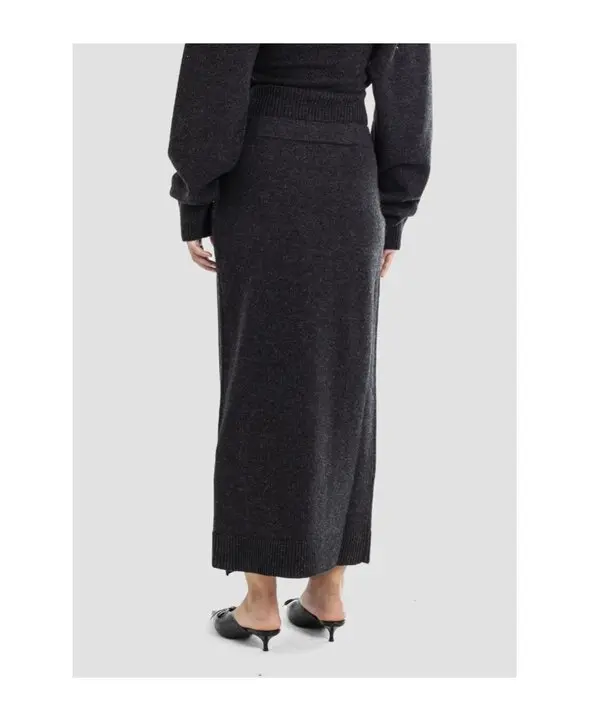 Balenciaga Slit Detailed Knit Skirt