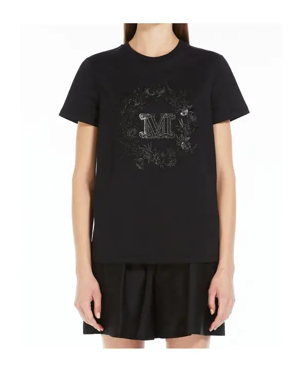 Max Mara Embellished Crewneck T-shirt