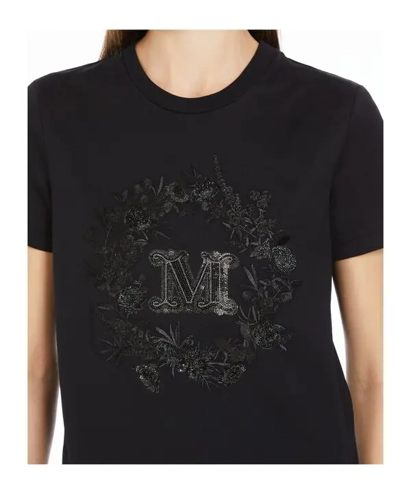 Max Mara Embellished Crewneck T-shirt