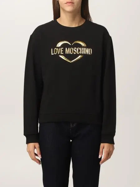 Moschino Metallic Logo Sweatshirt