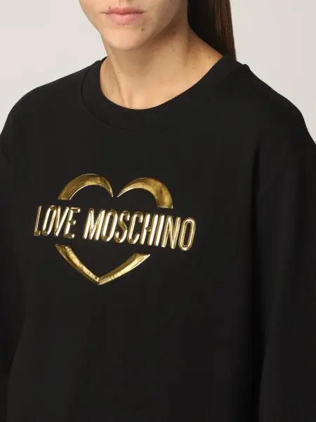 Moschino Metallic Logo Sweatshirt