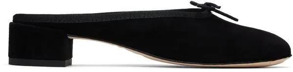 Repetto 30mm Camille Mules - Black