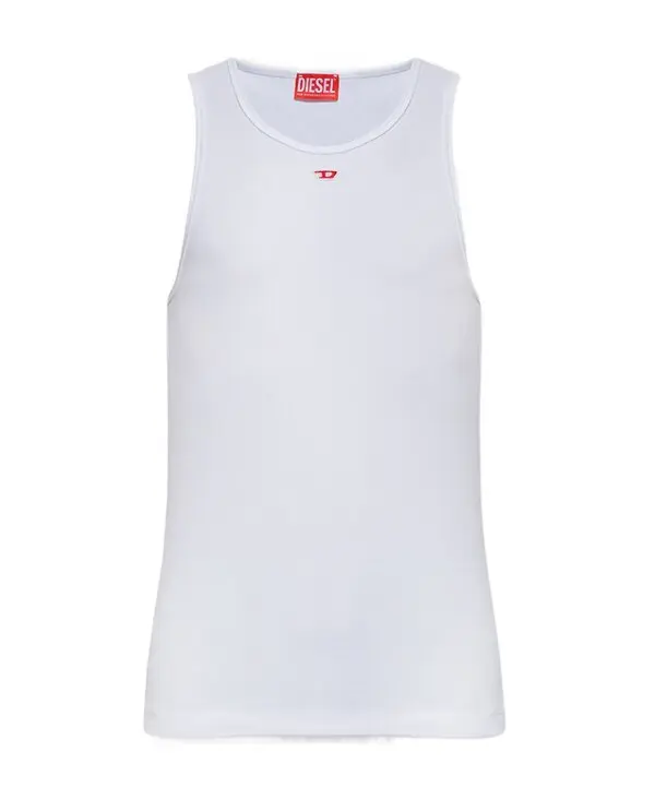 DIESEL® Logo Embroidered Vest - White