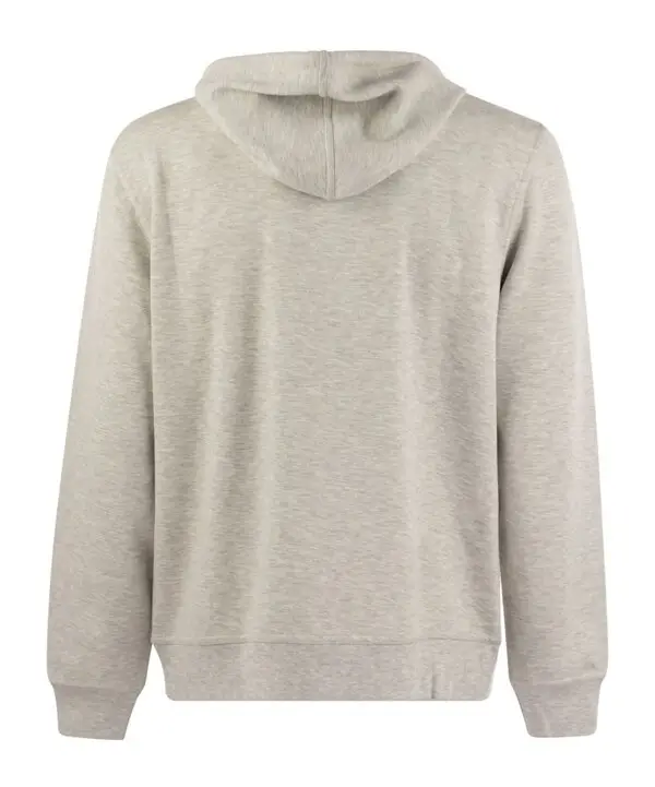 Brunello Cucinelli Zip-up Hoodie - Grey