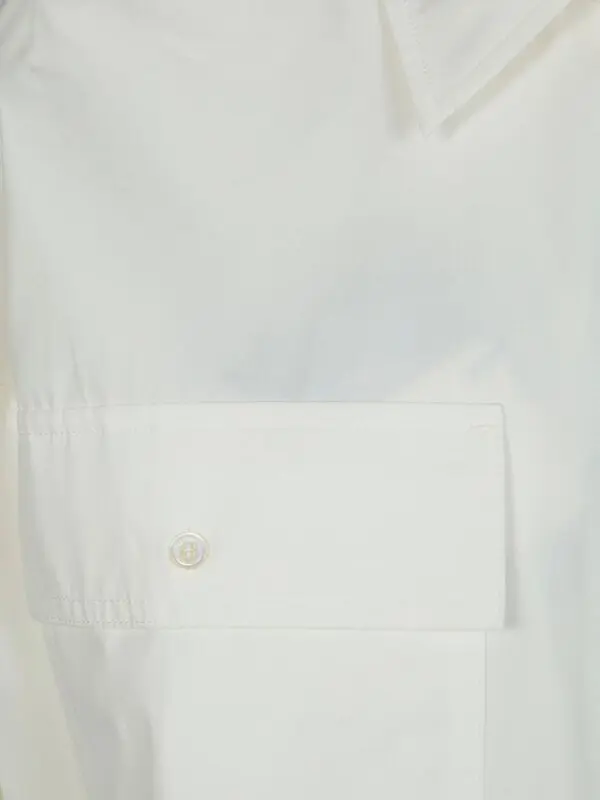 Max Mara Asymmetrical Hem Boxy Shirt - White