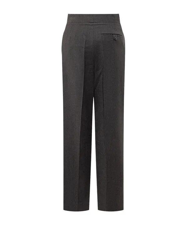 Victoria Beckham Pressed Crease Tapered Leg Trousers