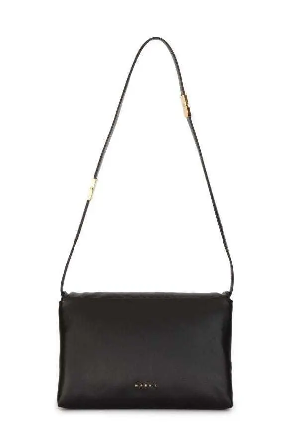 Marni Prisma Large Shoulder Bag - Black