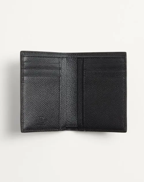 Valentino Garavani Vlogo Signature Bi-fold Wallet - Black
