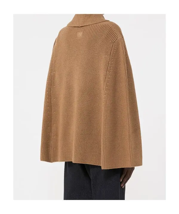 Max Mara Double-breasted Wool Shawl