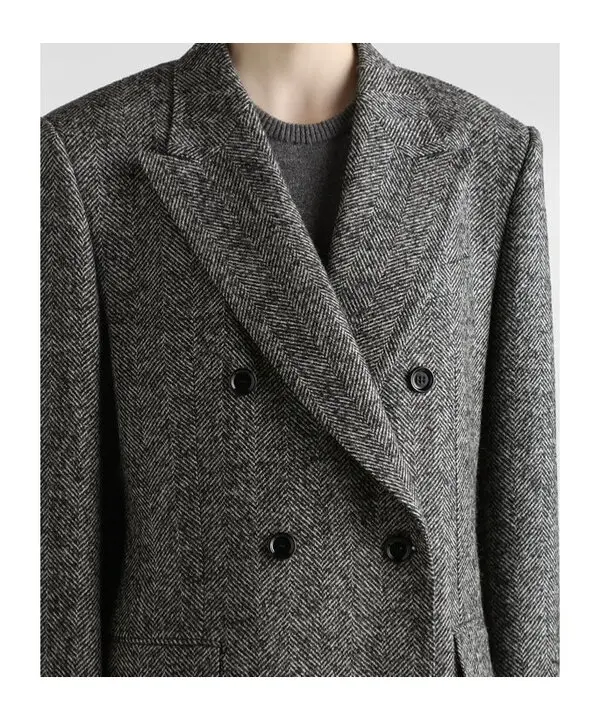 Dolce & Gabbana Double-breasted Blazer With Notched Lapels - Black