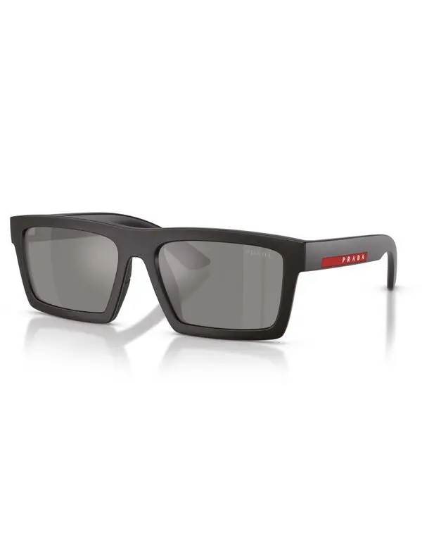 Prada Rectangular Frame Sunglasses With Logo Detail