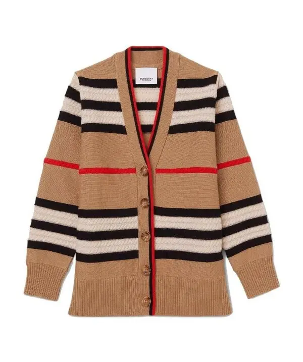 Burberry Vintage Stripe Cardigan - Multicolor
