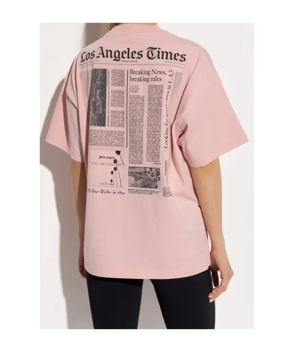 Palm Angels Logo Printed T-shirt