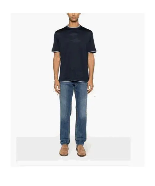 Brunello Cucinelli Double Layered Crewneck T-shirt