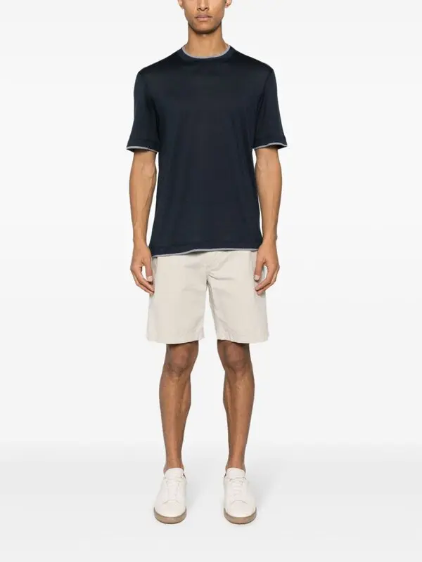 Brunello Cucinelli Double Layered Crewneck T-shirt