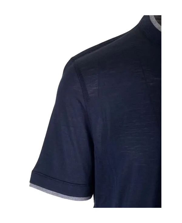 Brunello Cucinelli Double Layered Crewneck T-shirt