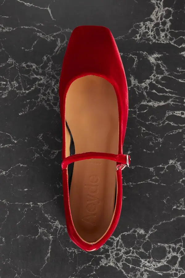AeydĒ Uma Ballet Flats - Brown