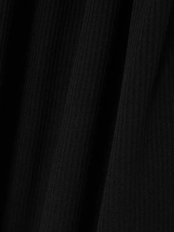 Rick Owens Scorpio Ribbed-knit Sleeveless Tank Top