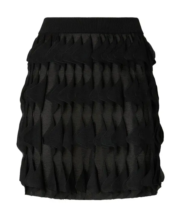 Missoni Geometric-pattern Mini Skirt - Black