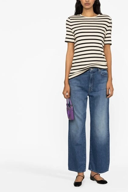 MOTHER The Dodger Ankle Wide Leg Jeans