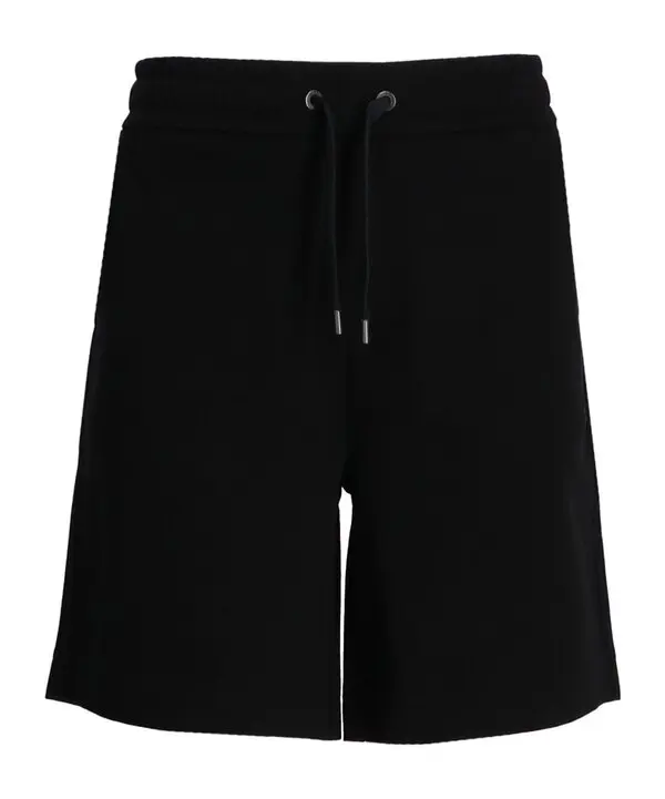 Hugo Boss Drawstring Cotton Shorts - Black