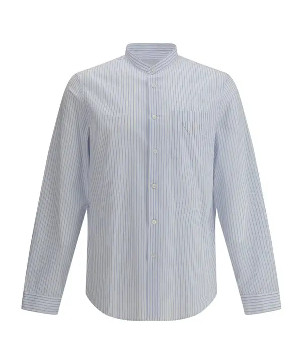 Prada Long-sleeved Striped Shirt - Gray
