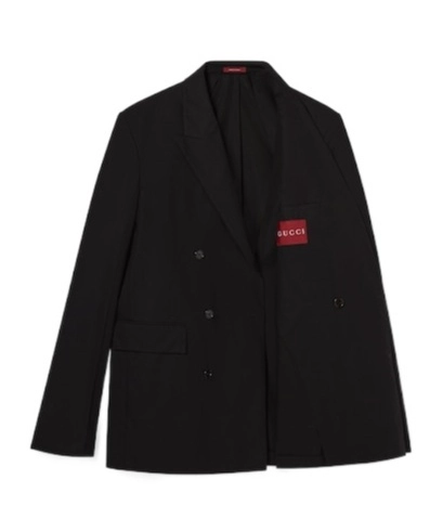 Gucci Double-breasted Poplin Jacket