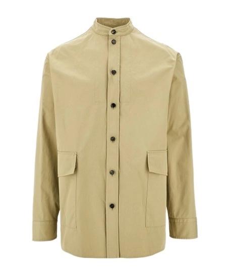 Bottega Veneta Light Twill Overshirt - Flint